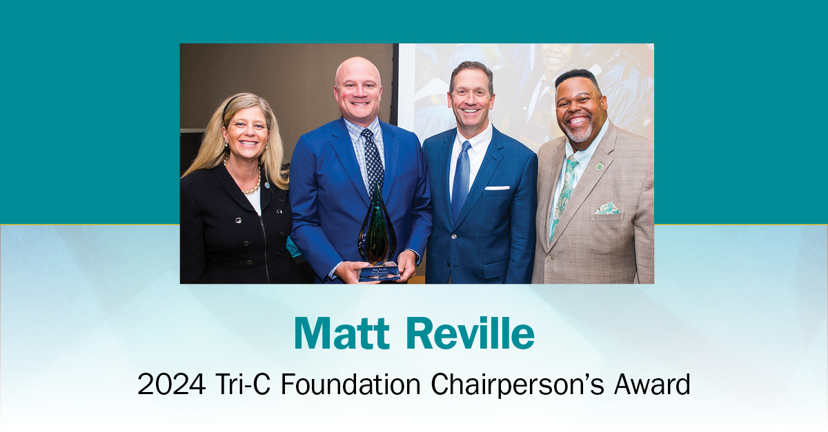 Tri-C Foundation Honors Matt Reville for Service