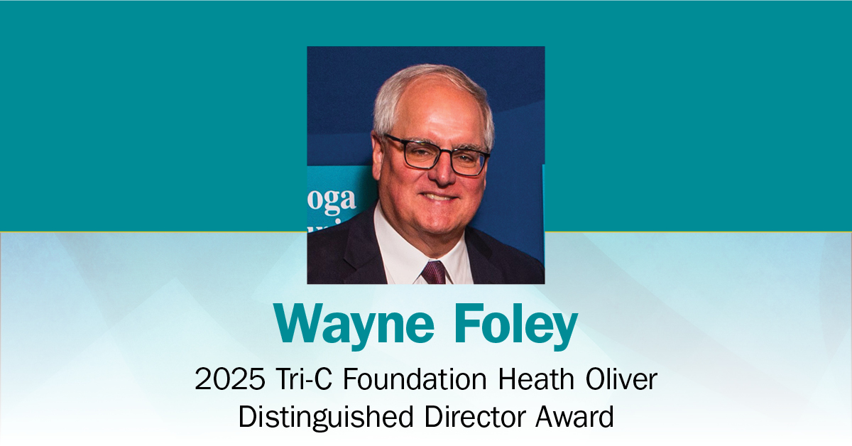 Tri-C Foundation Honors Wayne Foley for Service