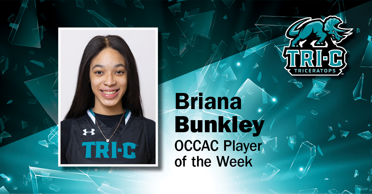 Triceratops Bunkley Named OCCAC Women’s Basketball Player of the Week