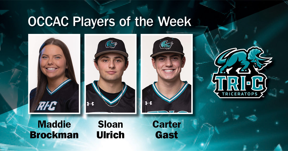 Three Triceratops Recognized as OCCAC’s Top Weekly Performers