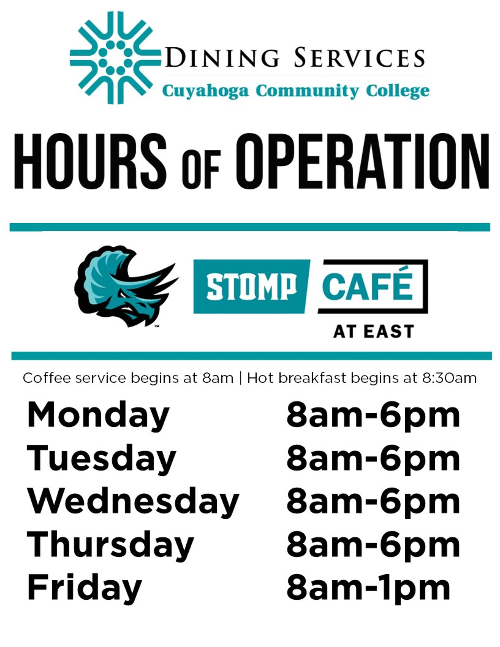 Tri-C Eastern Campus Dining: Cleveland Ohio